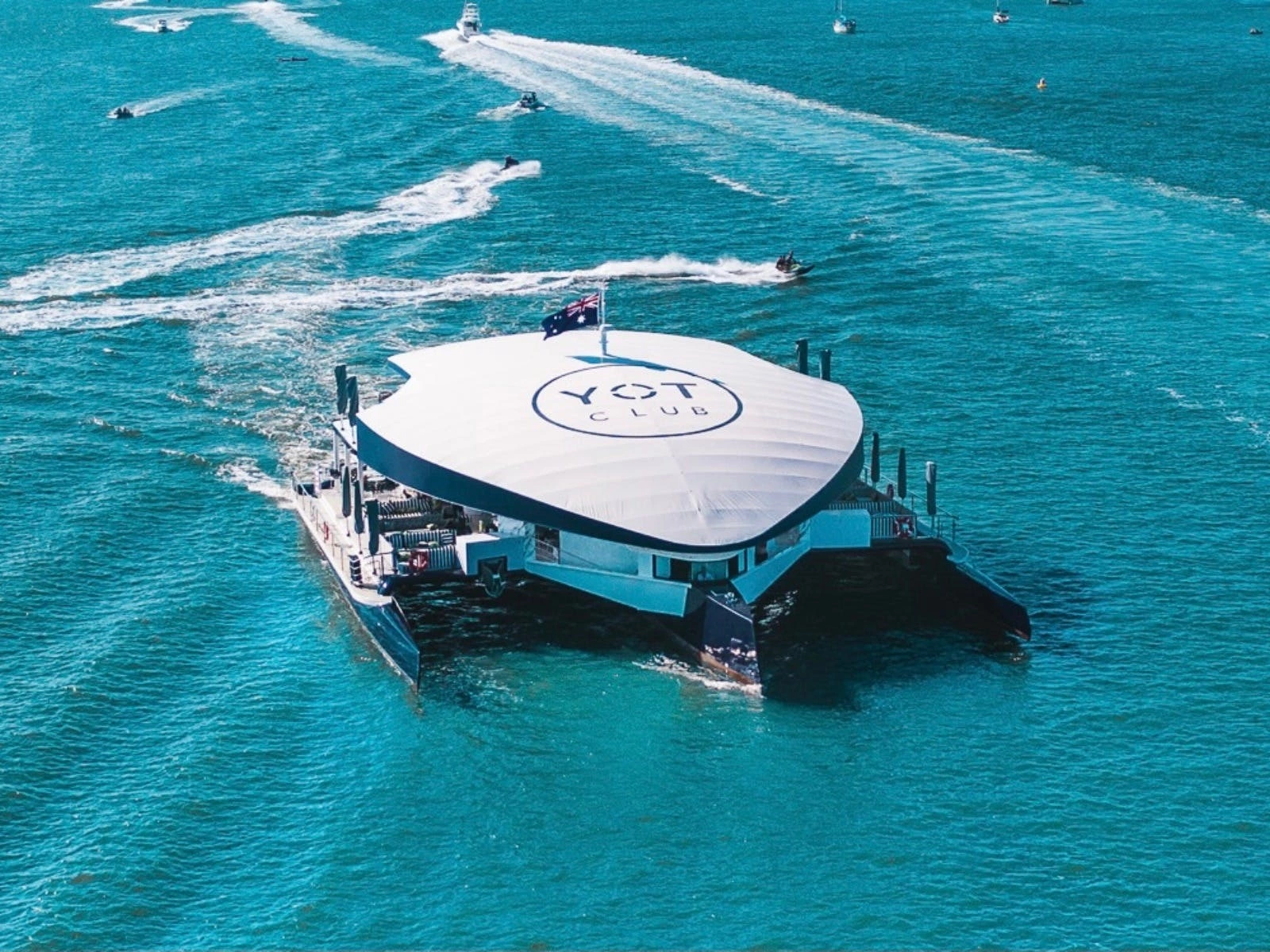 Palm Springs on the YOT Club Gold Coast | Experience Gold Coast